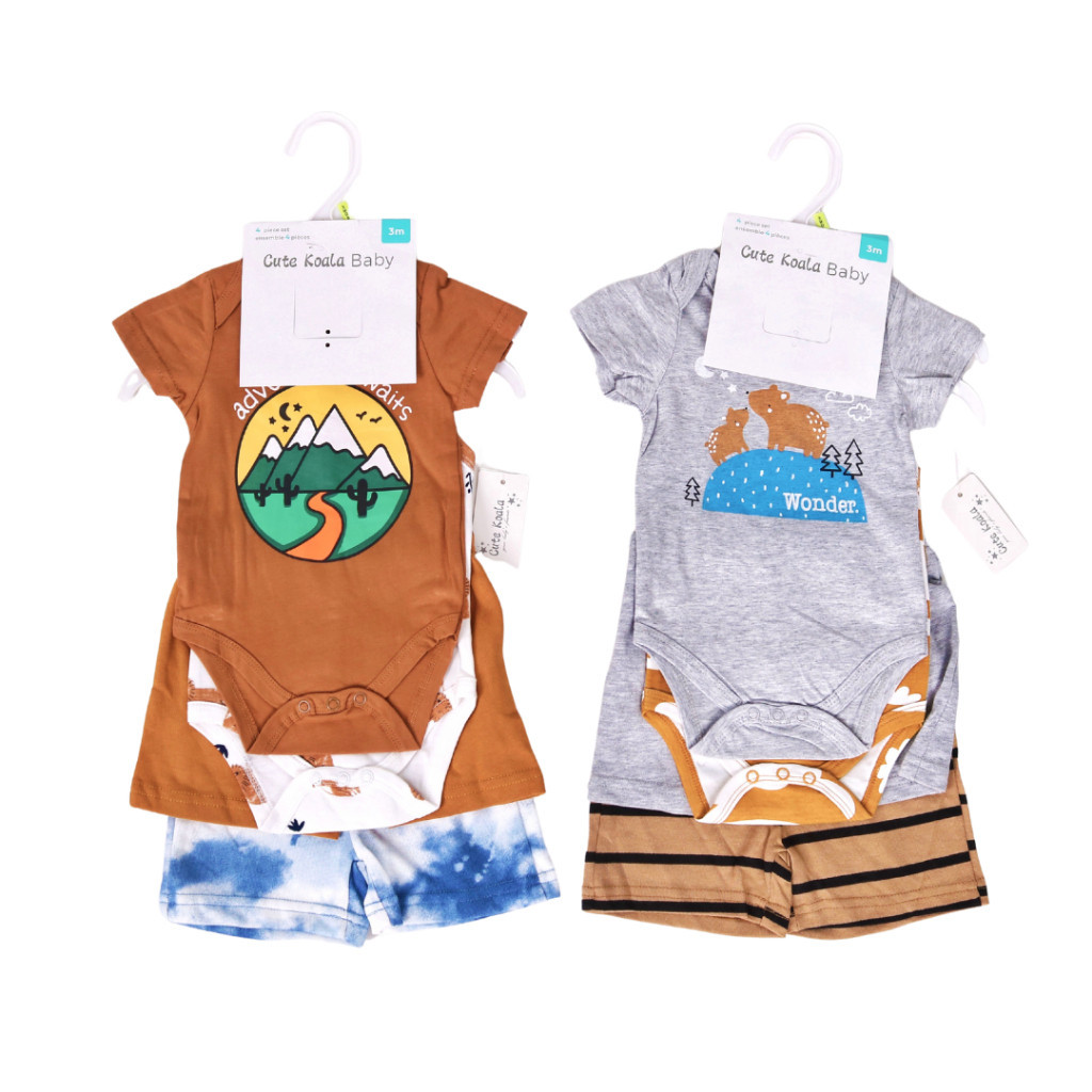 Jual MINIBOO - Babyset 4pcs CKB Jumper Bayi Paketan (0-18bulan) Baju ...