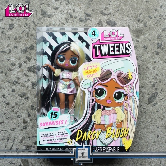 Jual LOL Surprise Tweens Darcy Blush Fashion Doll 15 Surprises | Shopee ...