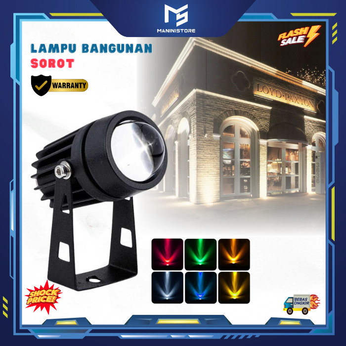 Jual Lampu Sorot Dinding Taman Hias Garden Spotlight Waterproof 90-240V ...
