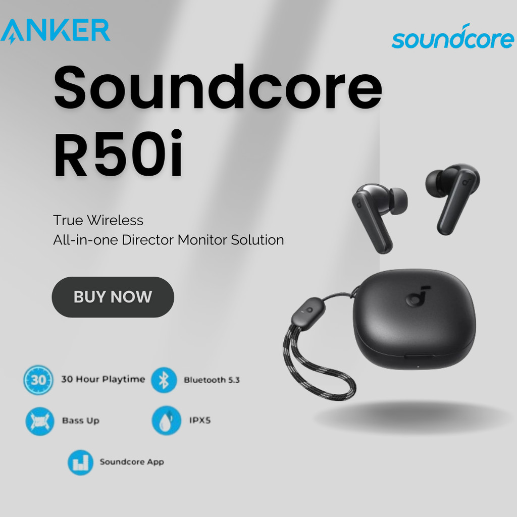 Jual Anker True Wireless Earbuds Soundcore R50i TWS Earphone - A3949 | Shopee Indonesia