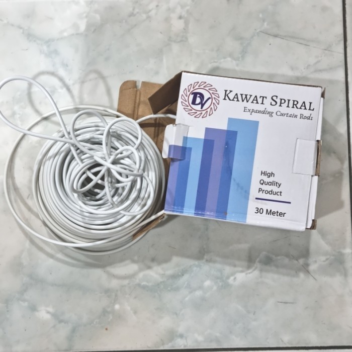 Jual promo -Spiral Kabel Gorden/Kat Vitrase Kupu Kupu (30M) | Shopee Indonesia