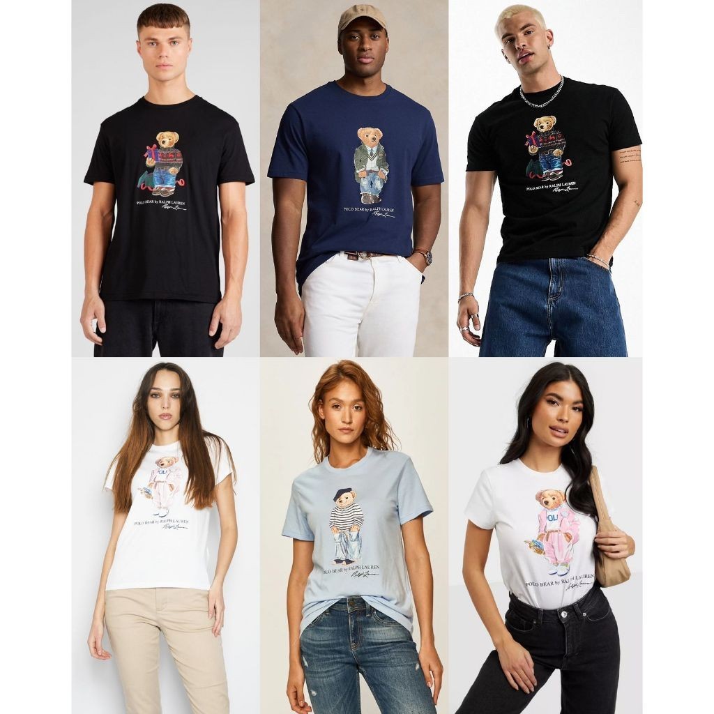 Jual PRL Bear Crewneck Tee // Fashion Branded // | Shopee Indonesia