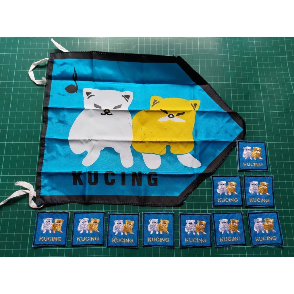 Jual TANDA REGU KUCING SET BENDERA PENGGALANG PUTRA PRAMUKA | Shopee ...