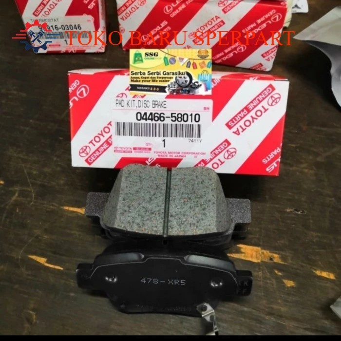 Jual brake pad kampas rem belakang Toyota Alphard Vellfire ANH20 original | Shopee Indonesia