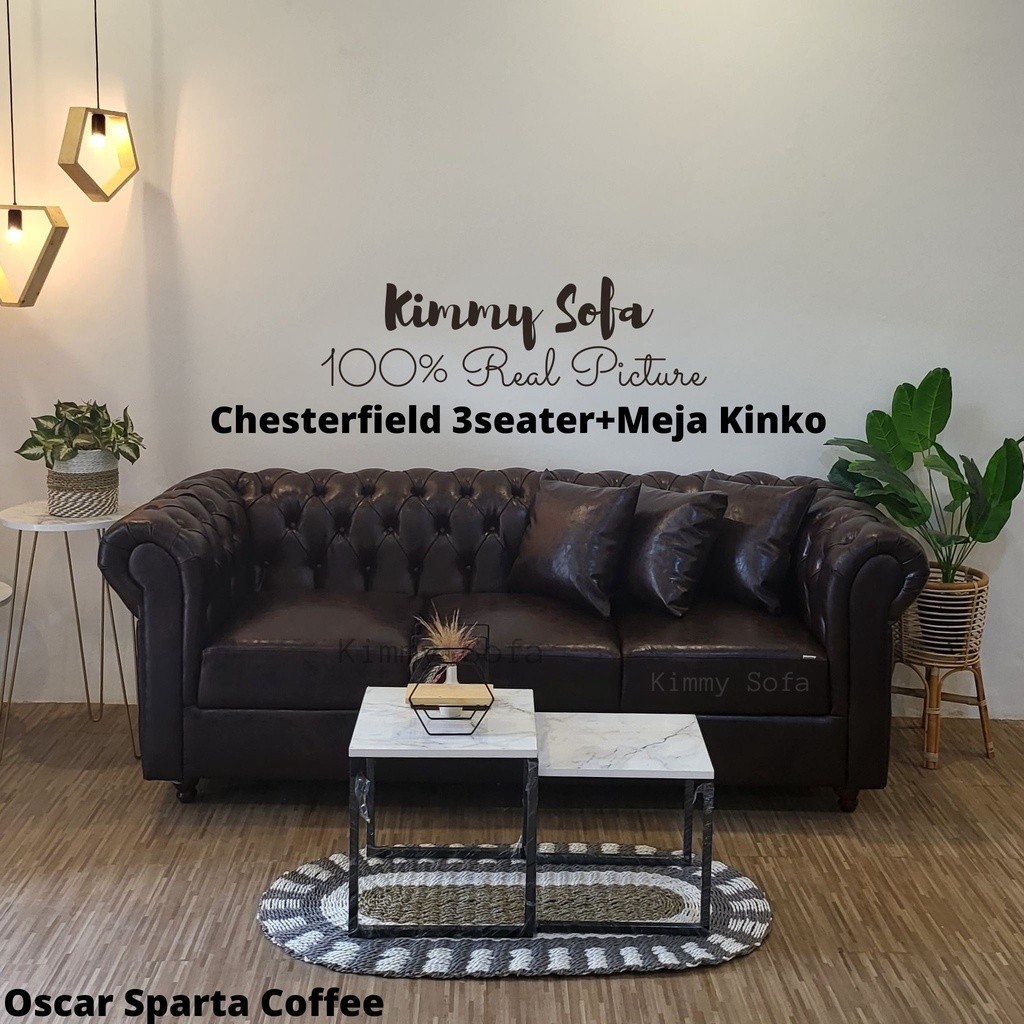 Jual Sofa Chesterfield Kancing Kimmy Sofa Classic Bahan Premium ...