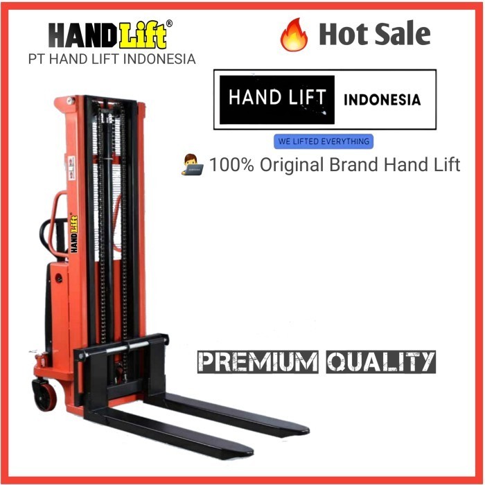 Jual Semi Electric Hand Stacker 2 ton 2.5 meter | Shopee Indonesia