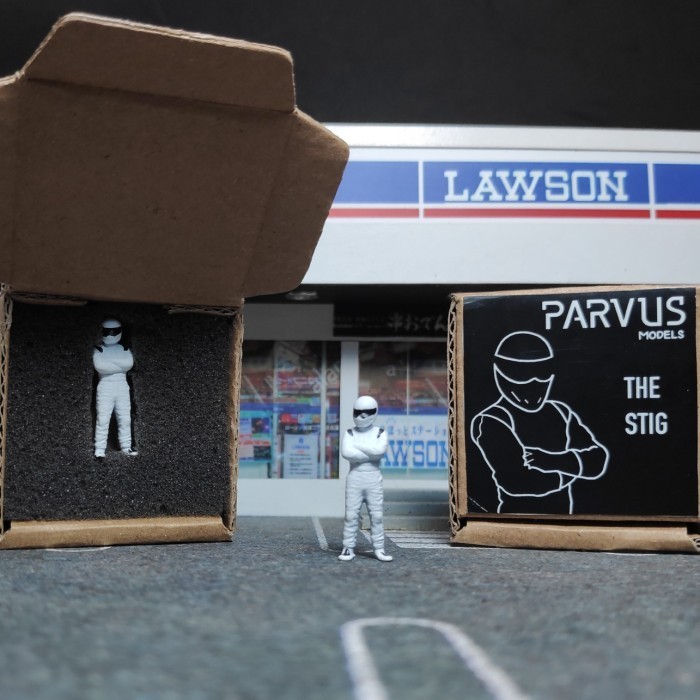 Jual Custom Ekstra Diecast The Stig Figure 1/64 ORIGINAL PARVUS ALL ...