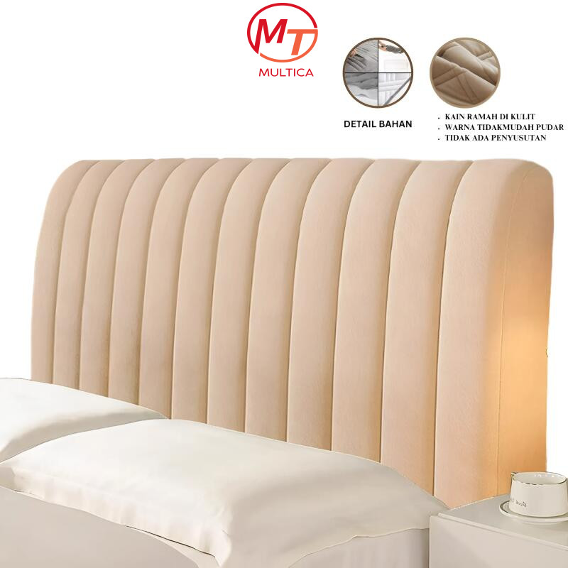 Jual Multica Home Official Cover Sandaran Kasur Elastis Headboard Cover ...