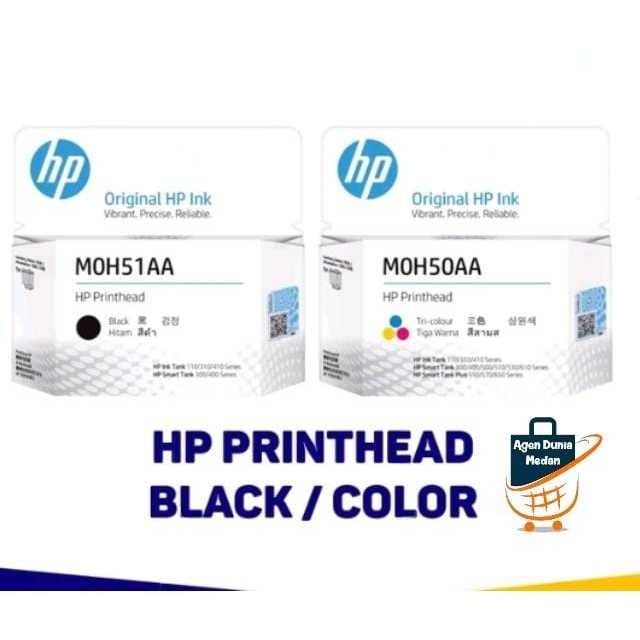 Jual Tinta Printhead Print head MOH51AA BLACK & MOH50AA color original ...
