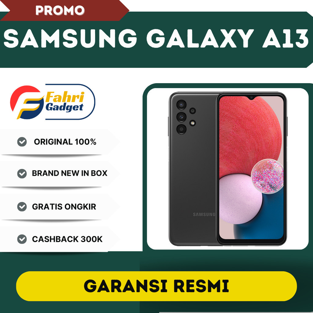 Jual Samsung Galaxy A13 4/128GB 6/128GB - Layar Infinity-V Display 6.6" FHD+Baterai 5000mAh ...