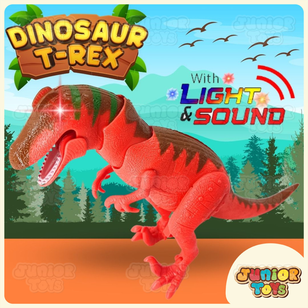 Jual Mainan Dinosaurus T Rex Ada Lampu Dan Bunyi Permainan Anak Laki ...