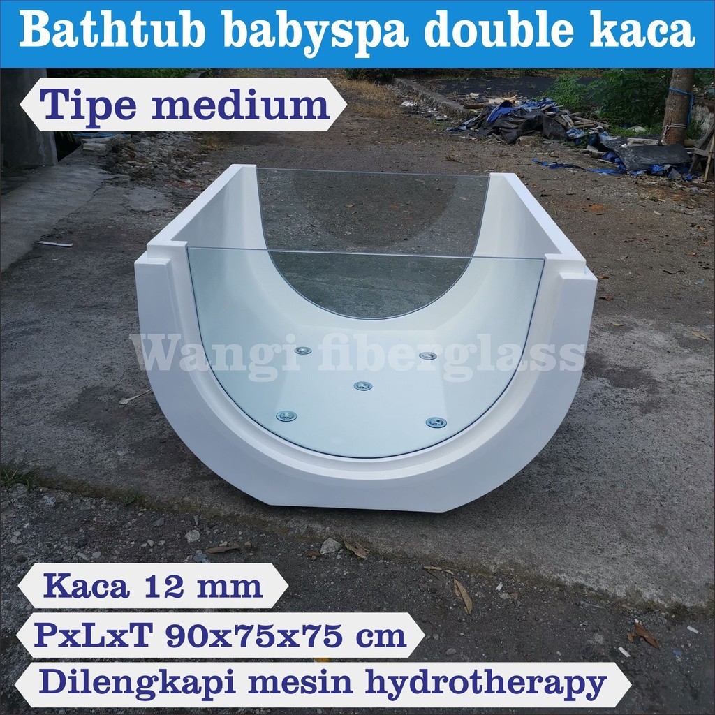 Jual Kolam baby spa fiber kaca double type medium - Bathtub baby spa ...