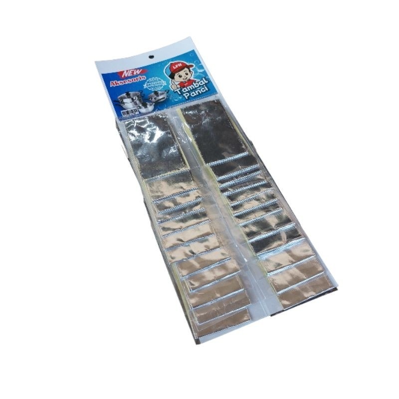Jual Tambal lem panci bocor lakban aluminium foil kualitas super Per 24 ...