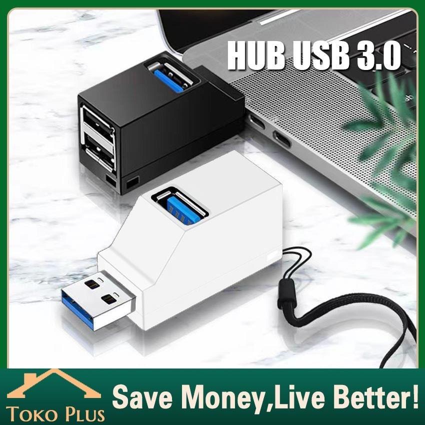 Jual USB Hub Mini 3.0 3 Port USB Hub 3.0 2.0 Extension Multi 3 Port ...
