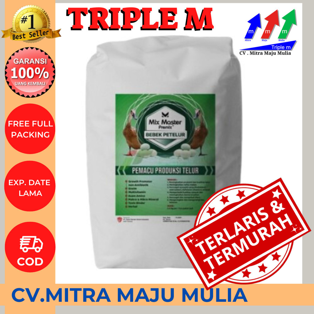 Jual Mix Master Premix Bebek Petelur 25 KG - Suplemen Pakan Untuk Bebek ...