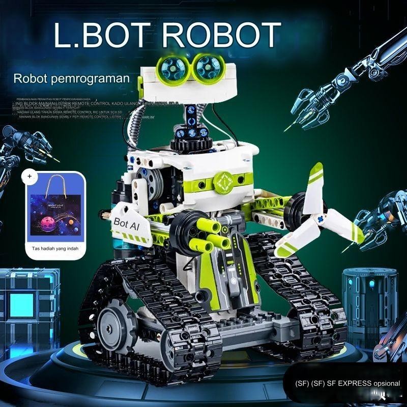 Jual Hadiah Hari Ulang Tahun Anak-anak/Cocok dengan Pemrograman Lego/Robot Listrik Remote ...