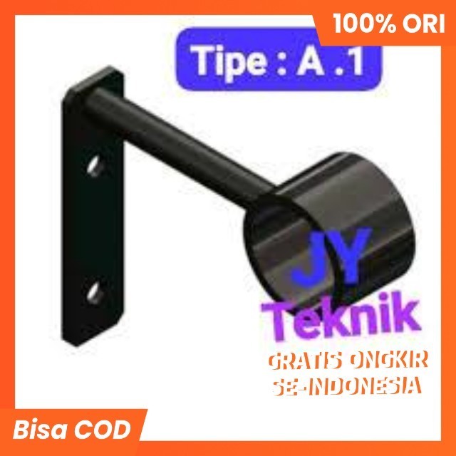 Jual Bracket besi jemuran gantungan baju pakaian tempel dinding besi ...