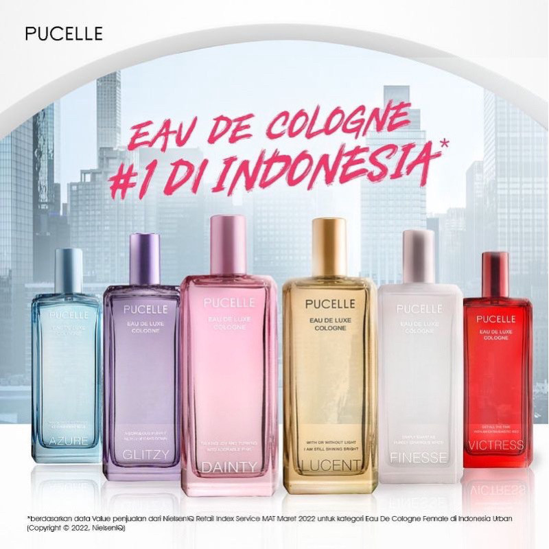 Jual Pucelle Eau De Luxe Cologne 100ml || Parfume Body Spray all varian ...