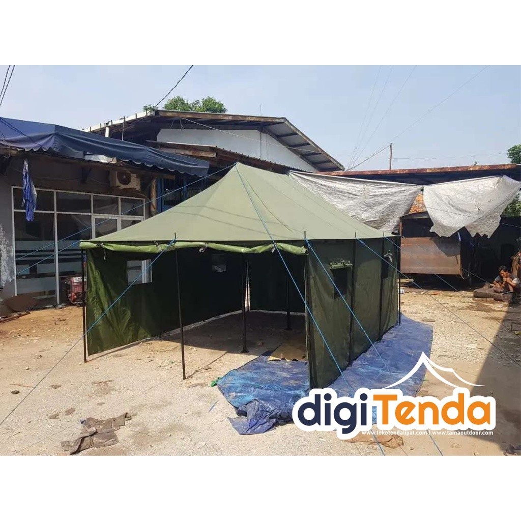 Jual Tenda Komando Pleton Regu Pramuka Uk. 4M x 6M | Shopee Indonesia
