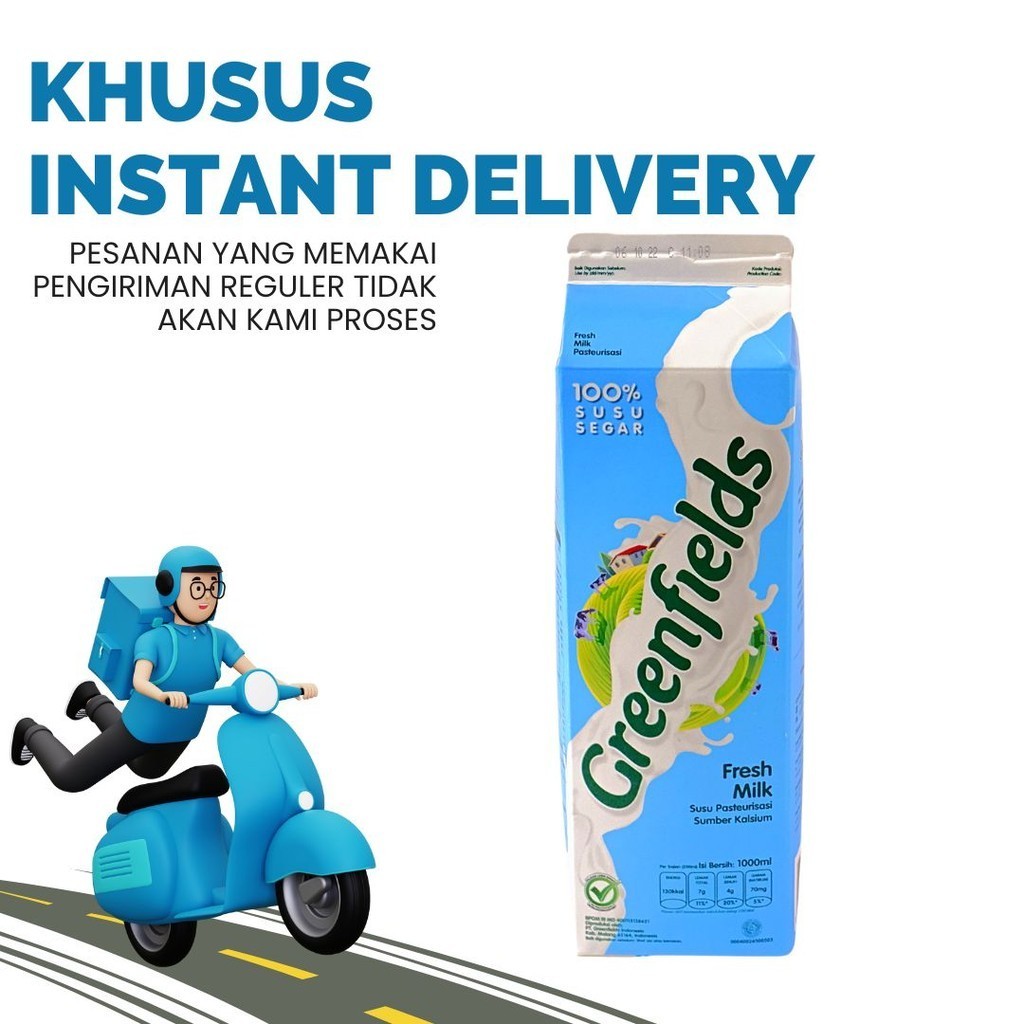 Jual Greenfields Fresh Milk 1lt | Shopee Indonesia