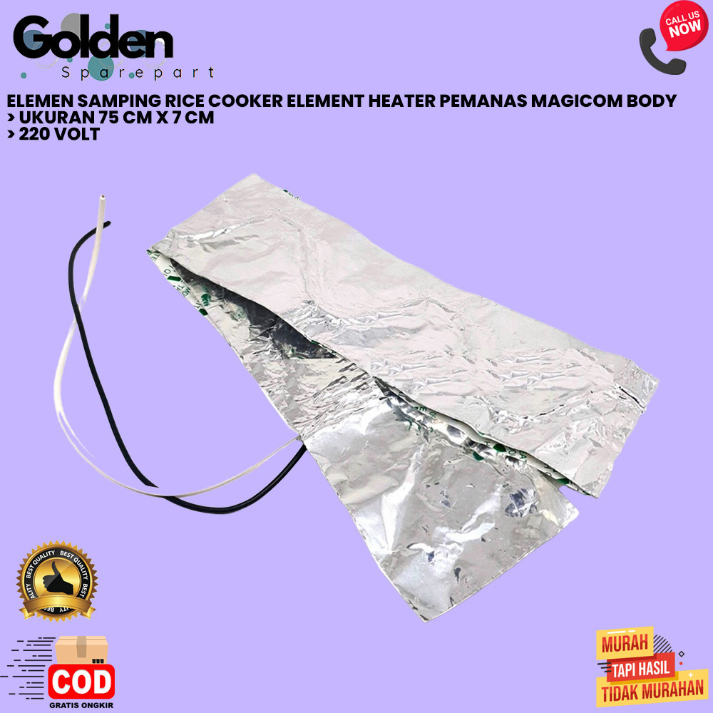Jual ELEMEN SAMPING RICE COOKER ELEMENT HEATER PEMANAS MAGICOM BODY ...