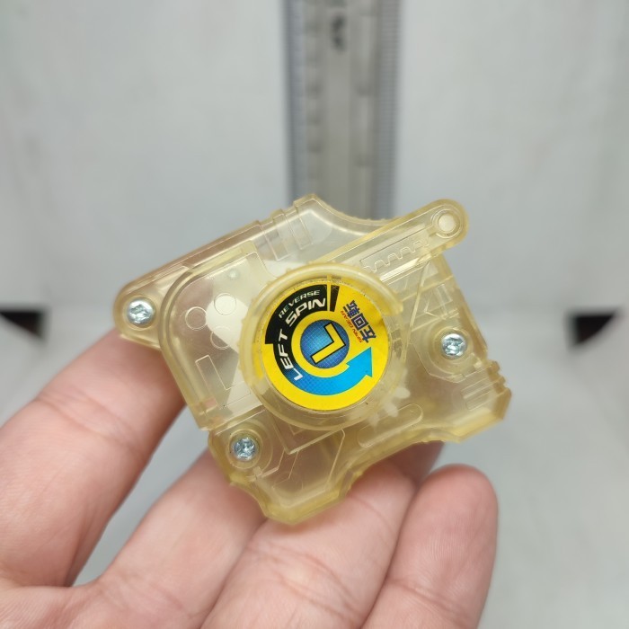 Jual Beyblade First Generation Bakuten Left Spin Launcher Clear Takara ...