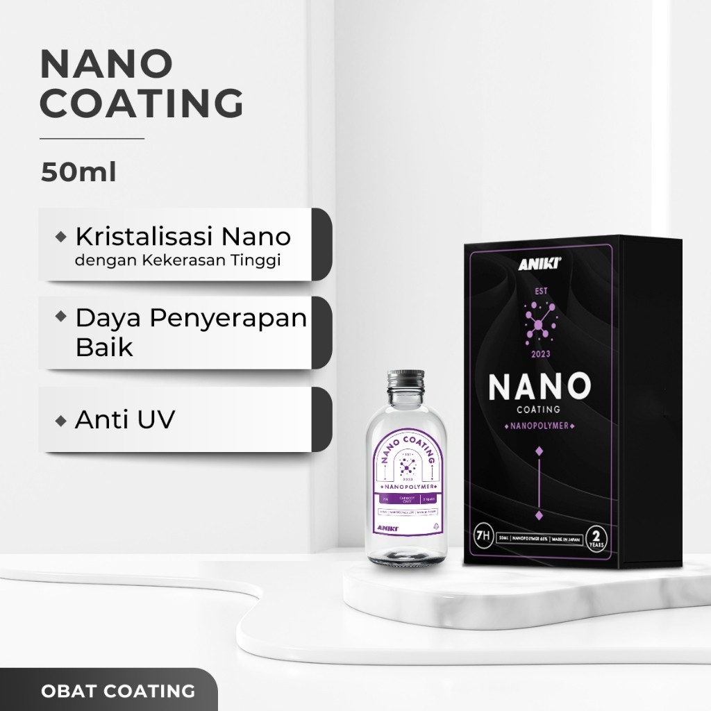 Jual Nano Coating 7H ANIKI 50ml - Coating mobil/ Coating Motor | Shopee ...