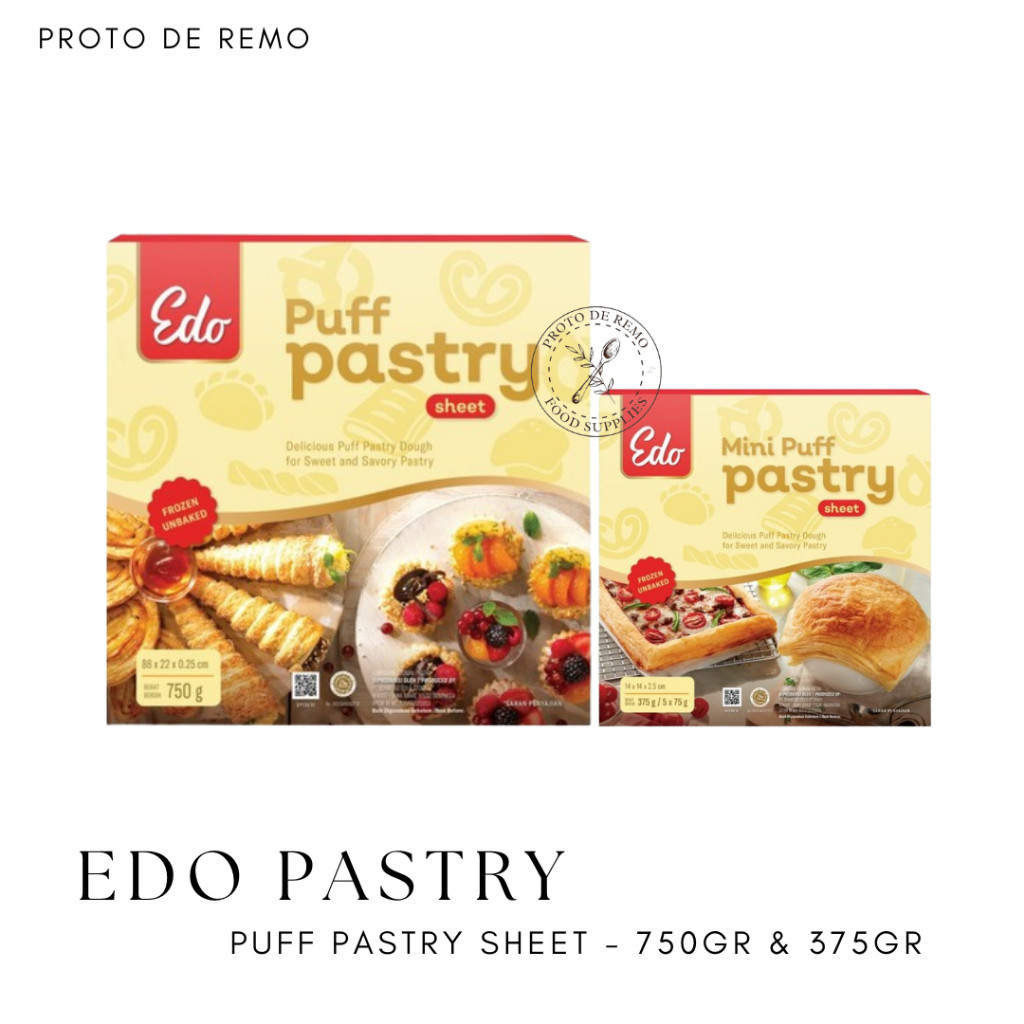 Jual Edo Puff Pastry 750gr dan 375gr | Shopee Indonesia