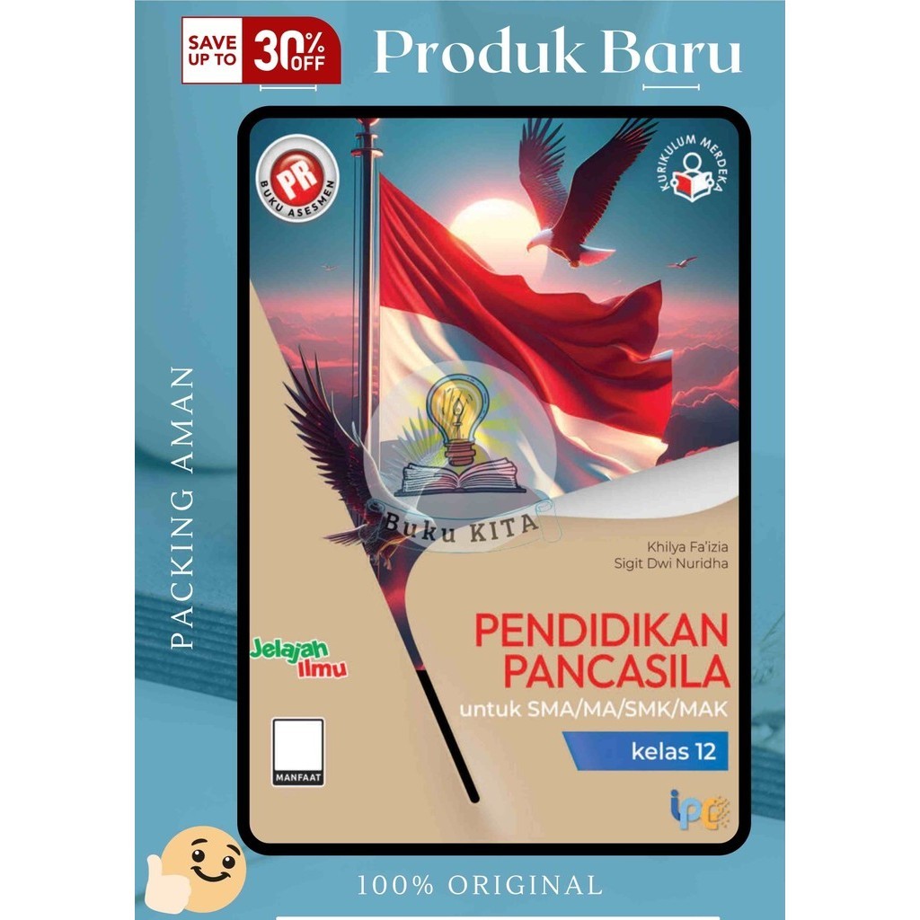 Jual Buku Pr/Lks Kurmer PPKN Kelas 12/XII SMA/MA Semester 1&2 Kurikulum Merdeka Intan pariwara ...
