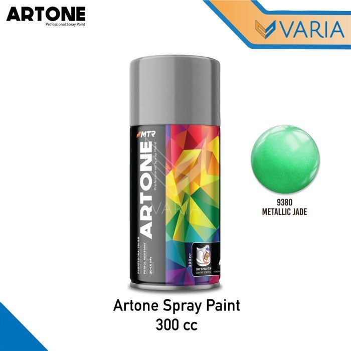 Jual Artone Spray Paint 300 cc Metallic Jade 9380 Hijau Metalik Cat ...
