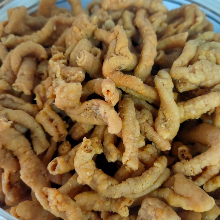 Jual KERIPIK USUS TEPUNG/Usus goreng tepung SNACK CAMILAN enak,gurih ...