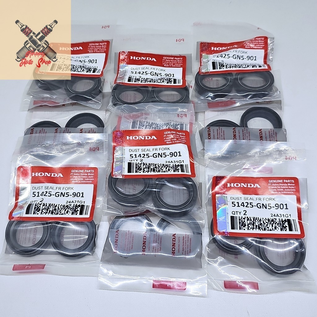 Jual (GROSIR : 10 SET) Seal Shock Depan Grand Supra Beat Vario GN5 / 51425-GN5-901 | Shopee ...