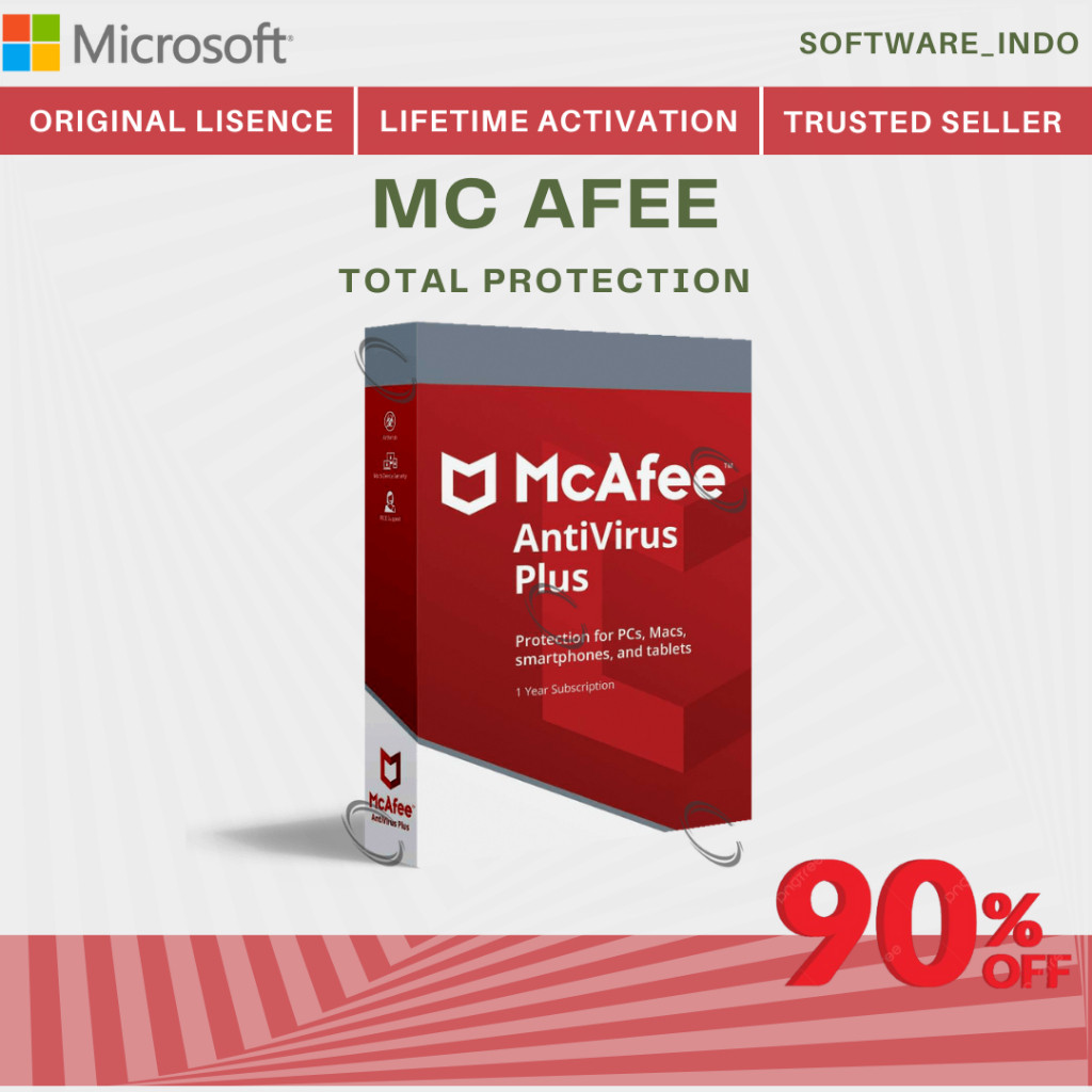 Jual Antivirus McAfee Total Protection Latest Version | Antivirus PC ...