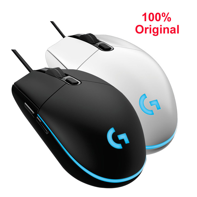 Jual 100% Original Logitech G102 Lightsync Wired Gaming Mouse Backlit Mechanica Side Button ...