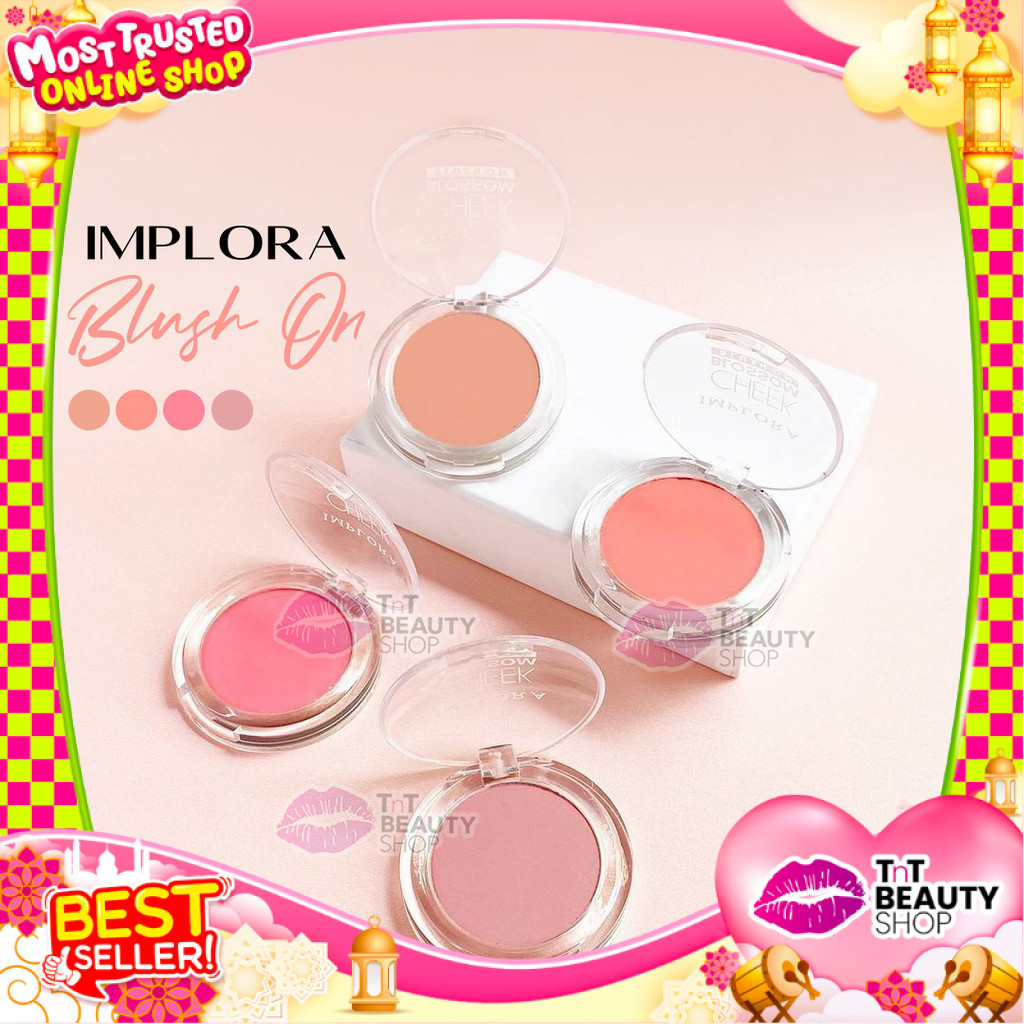 Jual IMPLORA Cheek Blossom & Blush On | Tnt Beauty Shop | Shopee Indonesia