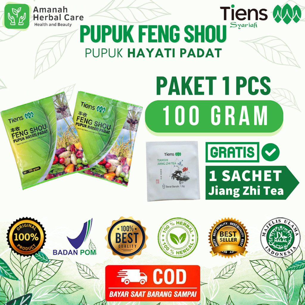 Jual Pupuk Hayati Padat Pupuk Tiens Feng Shou - Hasil Panen Meningkat ...