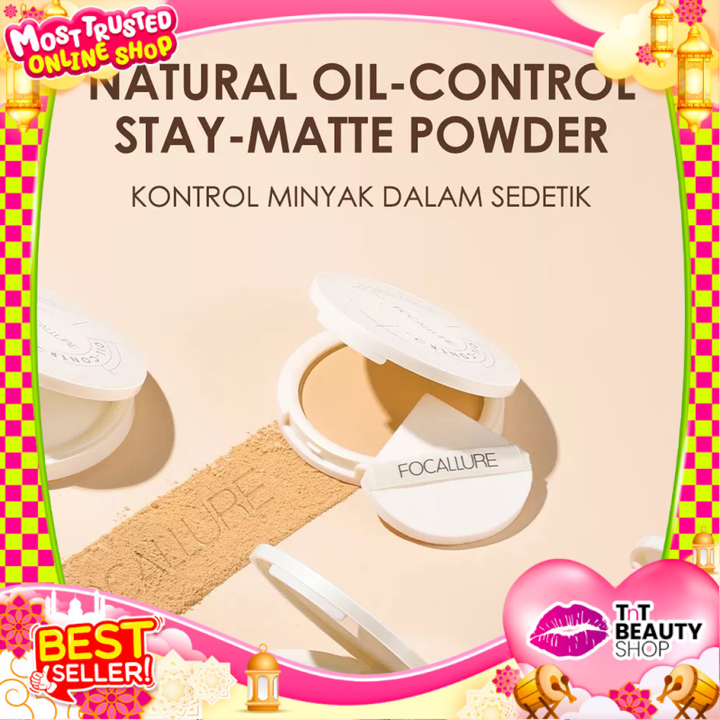 Jual FOCALLURE Natural Oil Control Stay - Matte Powder FA236 - Bedak ...