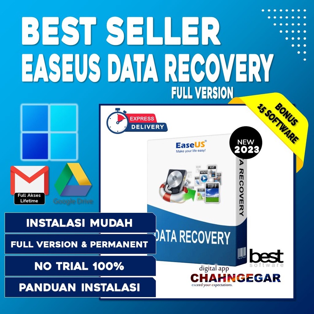 Jual EaseUS Data Recovery Wizard 18 Pro 2024 Full Version Lifetime | Software Utilitas Recovery ...