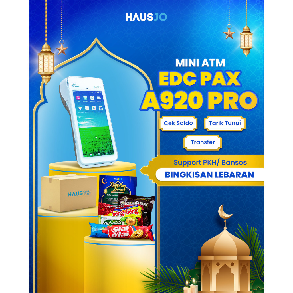 Jual Mesin Android pos kasir PAX A920 PRO Hausjo | Shopee Indonesia