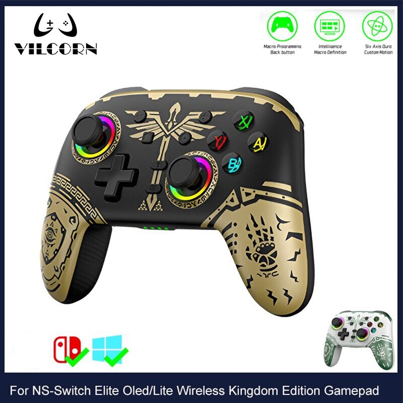 Jual Wireless Gamepad For Pro Switch Elite BT Controller for Nintendo ...