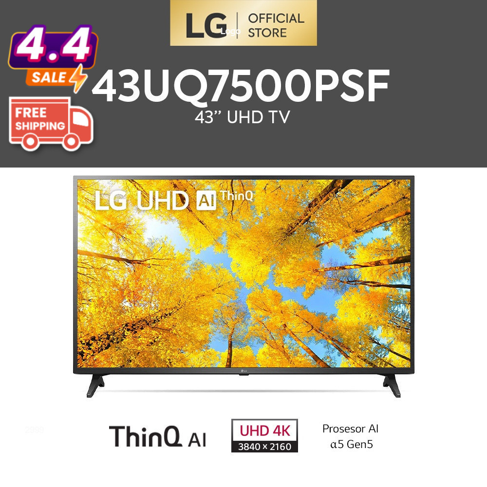 Jual LG TV / TELEVISI LED SMART TV 43UQ7500PSF 43 INCH BR2 | Shopee ...