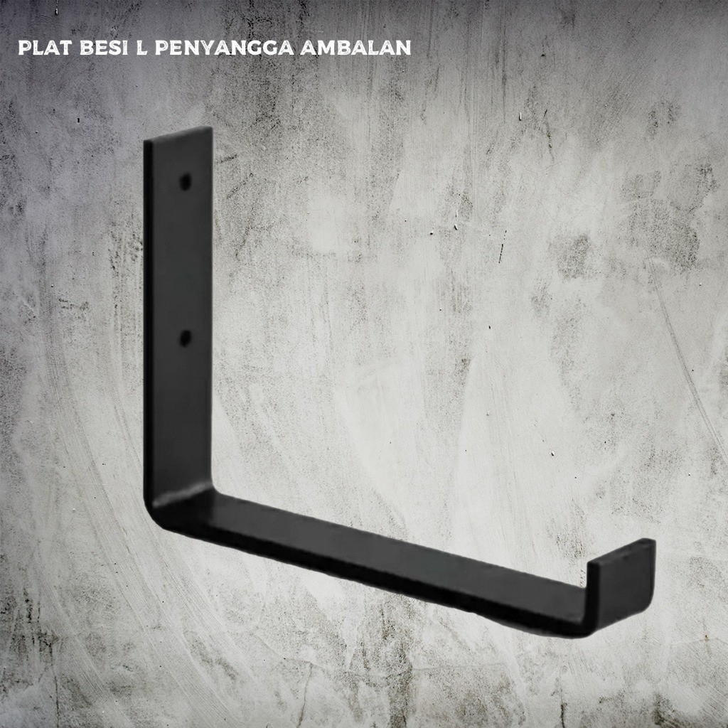 Jual plat besi L penyangga ambalan | besi brecket untuk ambalan model L ...
