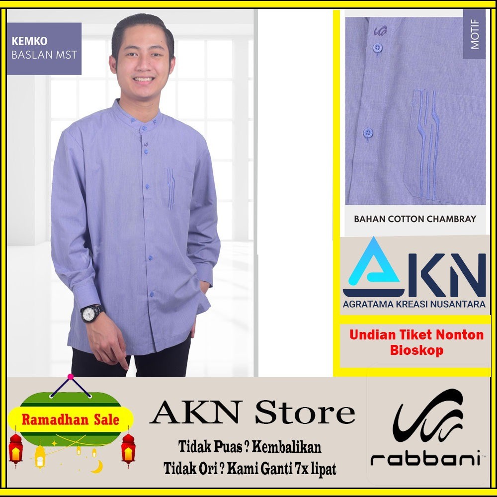 Jual Rabbani Kemeja Koko Baslan Lengan Panjang Ramadan 2024 | Shopee ...