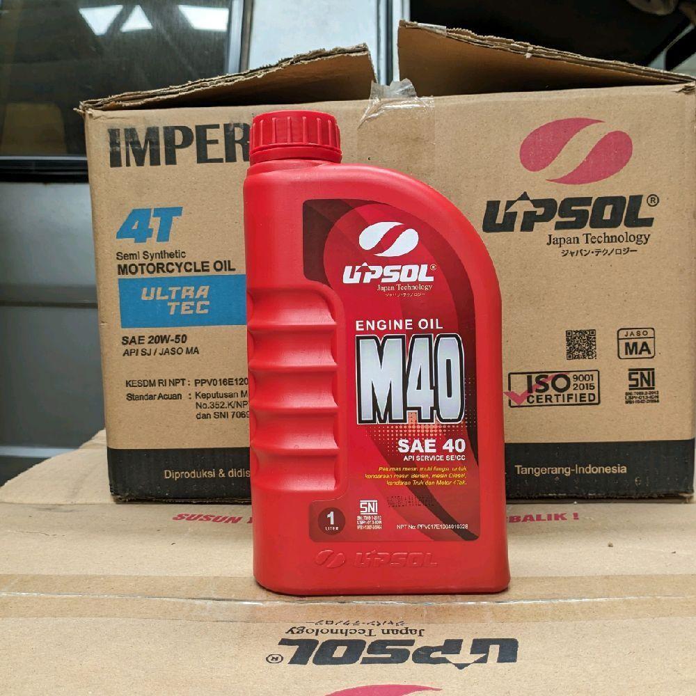 Jual OLI UPSOL M40 SAE 40 1 LITER DIESEL | Shopee Indonesia