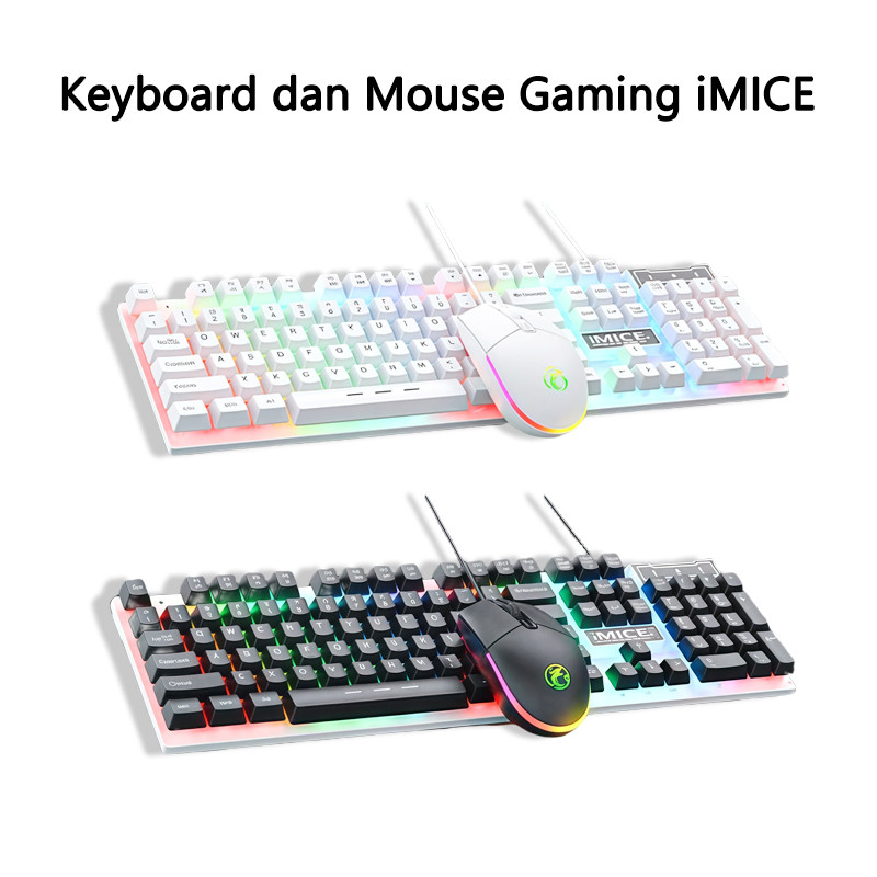 Jual Set keyboard dan mouse berkabel iMICE untuk desktop dan laptop ...