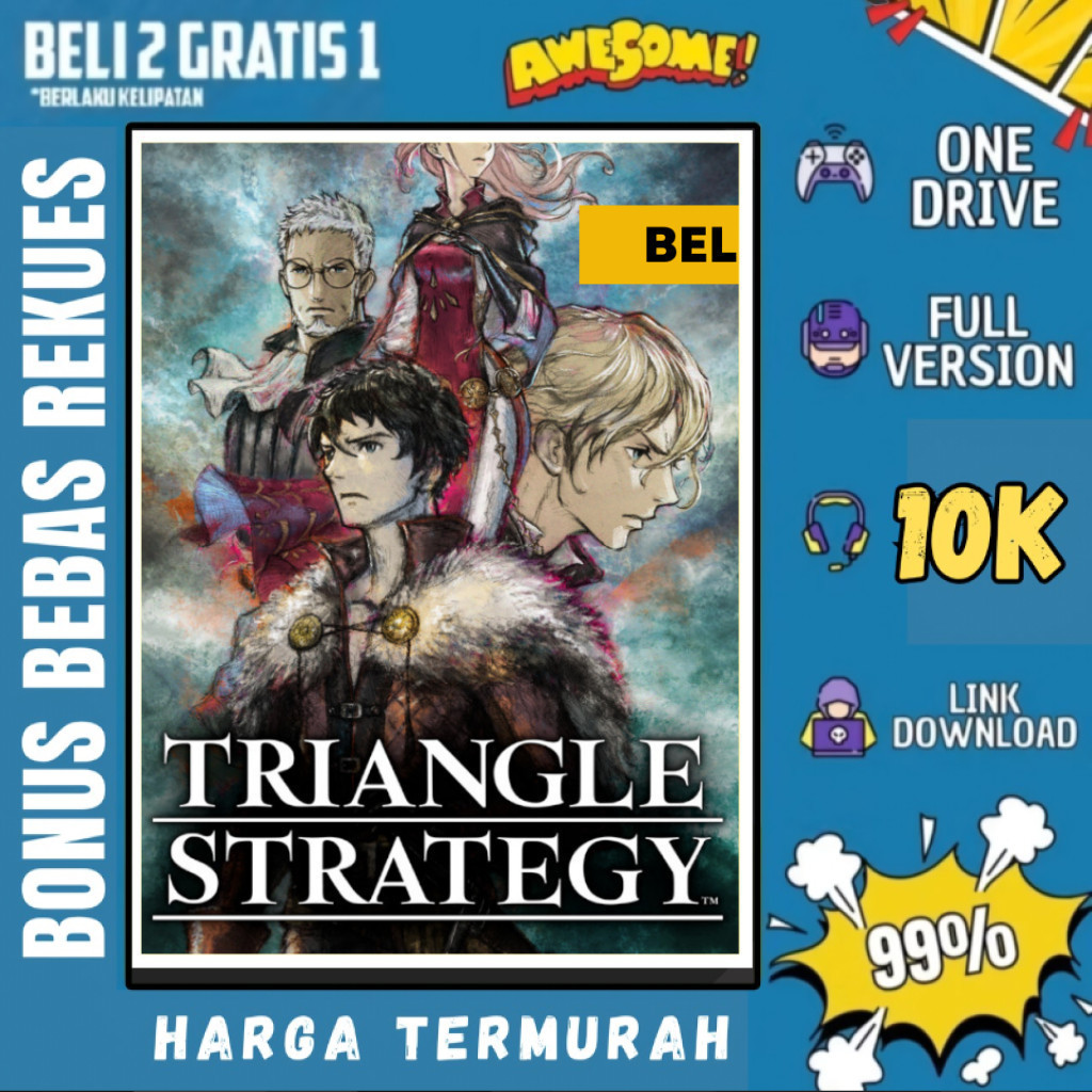 Jual TRIANGLE STRATEGY DELUXE EDITION - GAME PC - GAME LAPTOP - PC ...