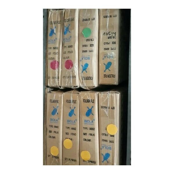 Jual Stopmap Stofmap BIOLA 5002/Stop Map Kertas 5002 BIOLA/Map Kertas ...