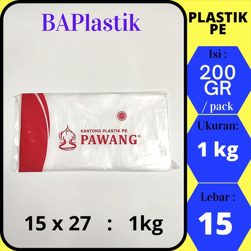 Jual Plastik PE Pawang 15x27 / Plastik Es / Plastik Minuman | Shopee ...