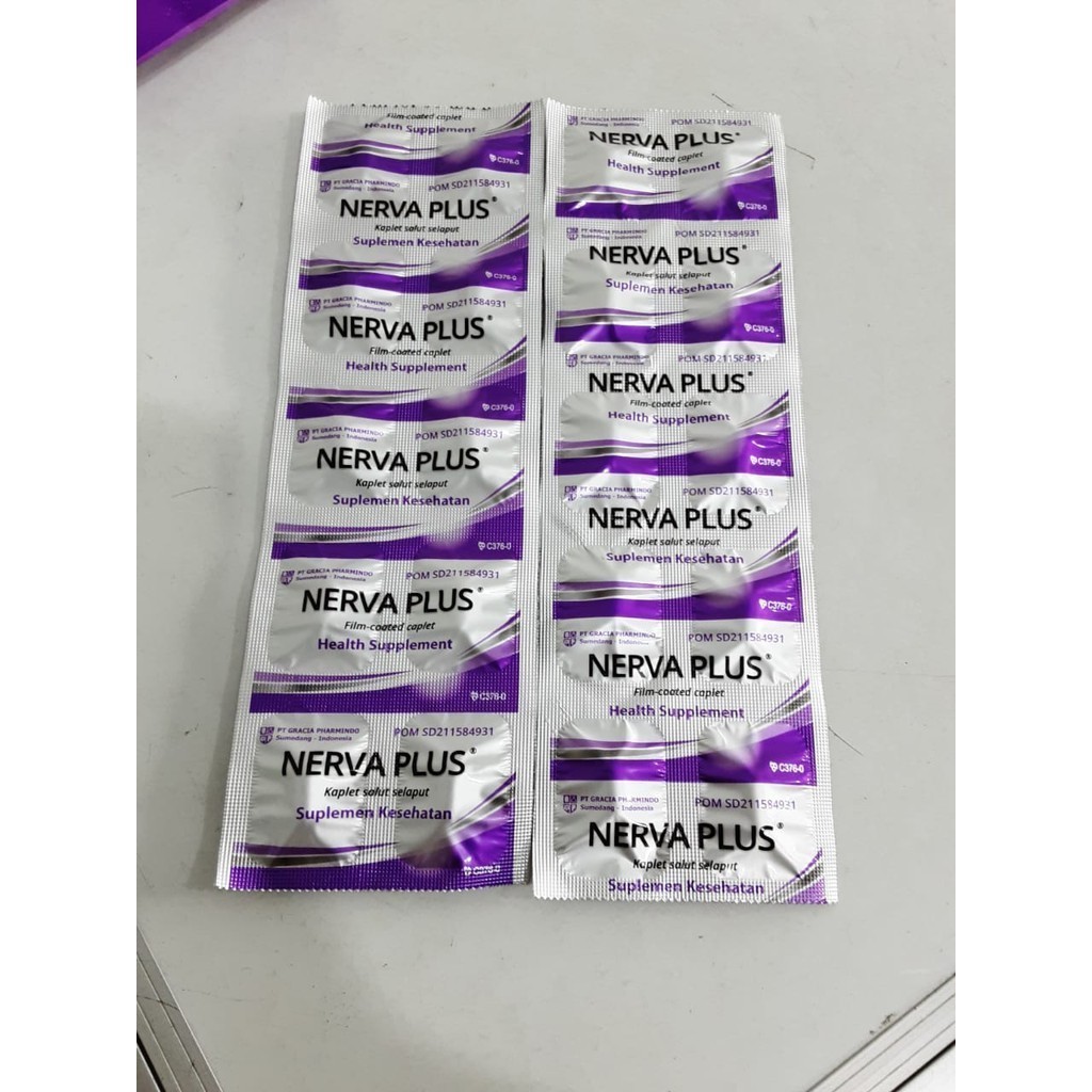 Jual Nerva Plus - Strip isi 10 Tablet | Shopee Indonesia
