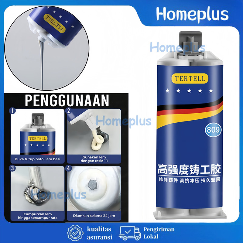 Jual 100g Lem AB Besi Super Kuat Tahan Panas Kafuter Lem Perekat Super ...